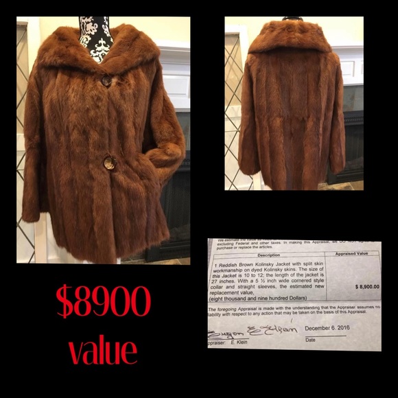 HBC | Jackets & Coats | Vintage Kolinsky Fur Coat From Hbc Value Is 890 ...